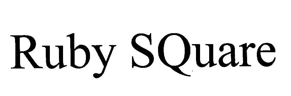 Đăng ký nhãn hiệu Ruby SQuare RUBY SQUARE