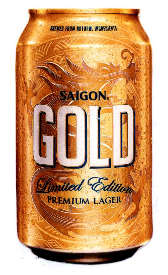 Đăng ký nhãn hiệu GOLD SAIGON Limited Edition PREMIUM LAGER BREWED FROM ...